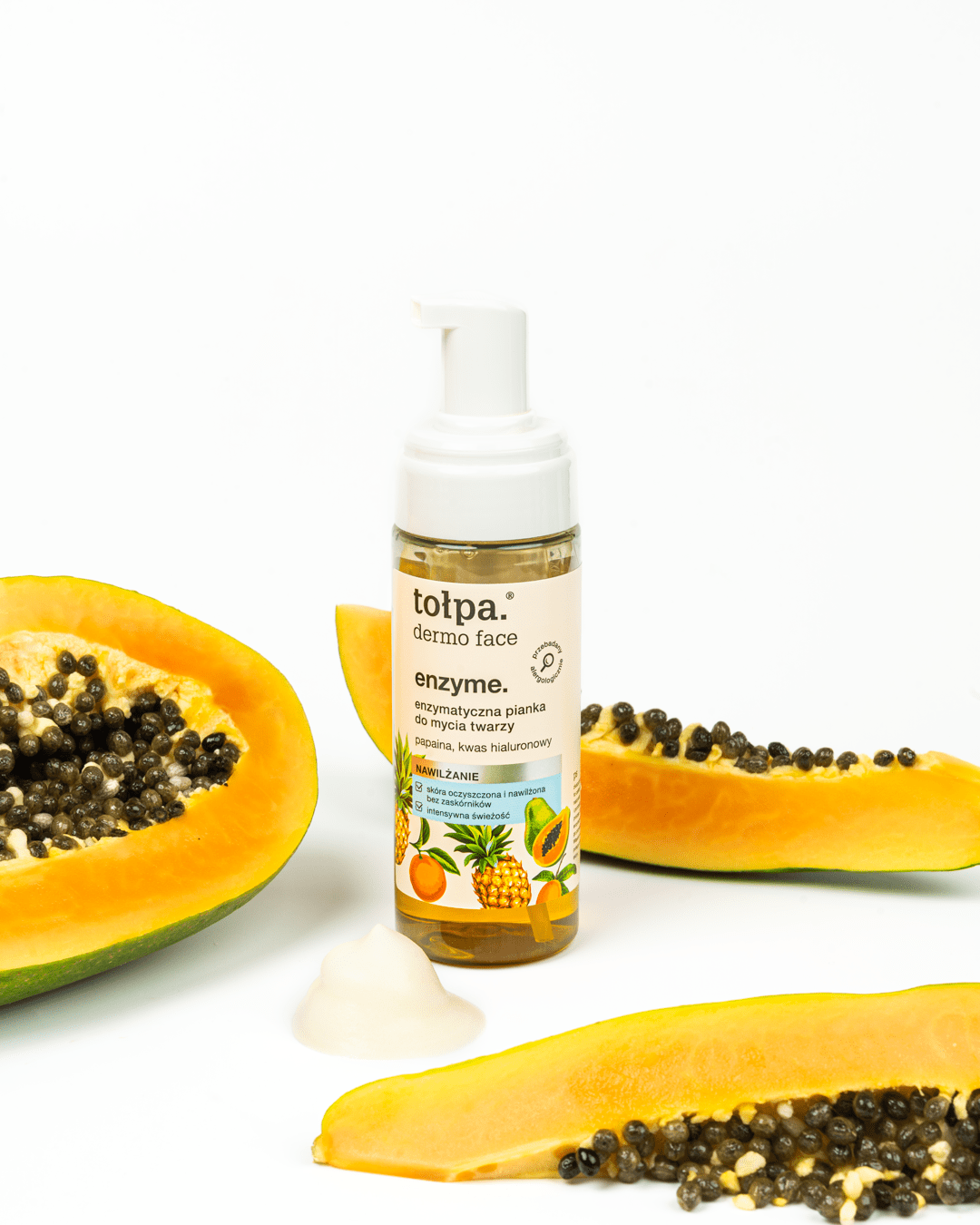 enzymatyczna pianka do mycia twarzy, 150 ml | tolpa.pl